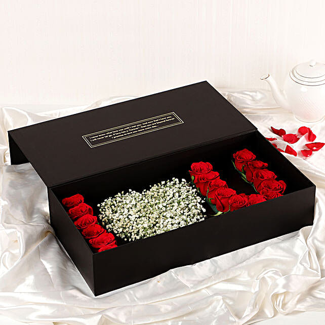 Buy/Send Special I Love You Roses Box Online- FNP