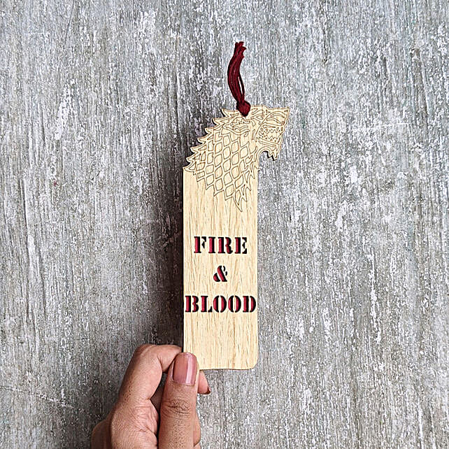 Buy/Send GOT Fire n Blood Bookmark Online- FNP