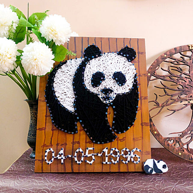 Buy/Send Panda Themed String Art Online- FNP