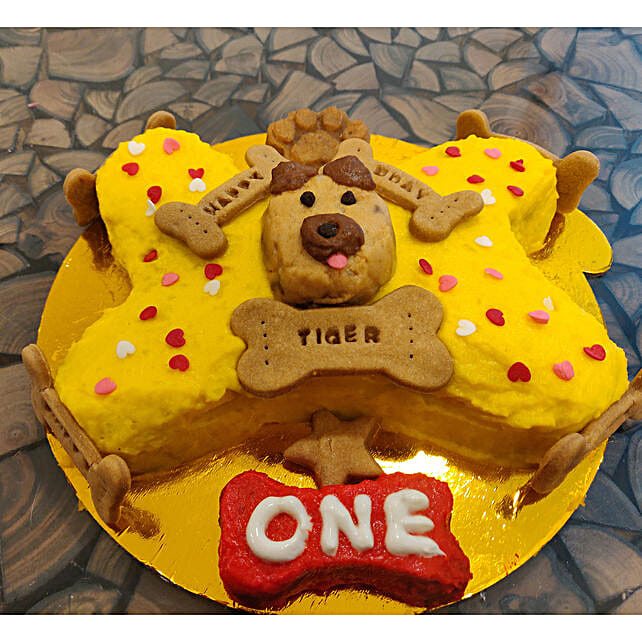 Buy/Send Bone Shape Cake Oats N Honey Online- FNP