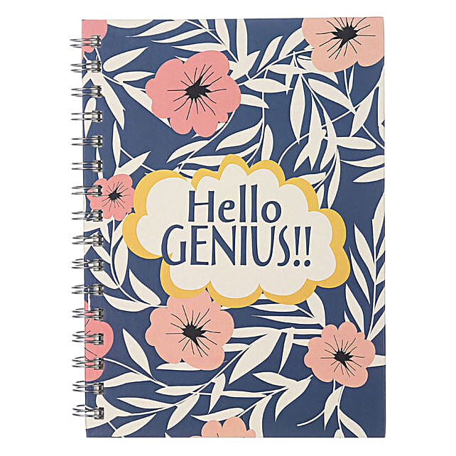 Buy/Send Hello Genius Spiral Notebook Online- FNP