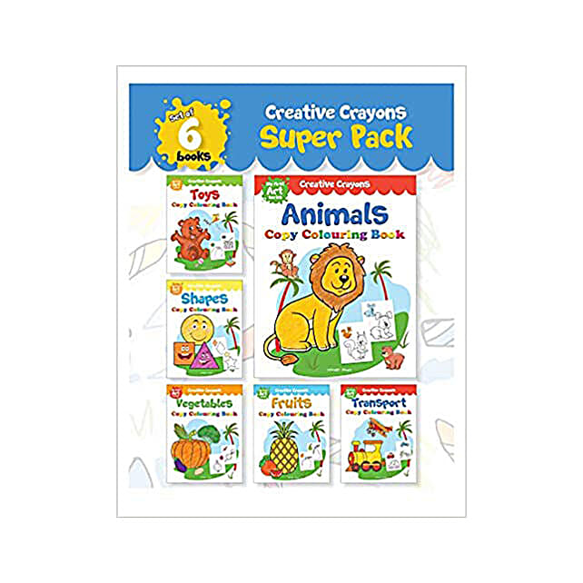 Buy/Send Colouring Books Super Pack: Creative Crayons Series Online- FNP