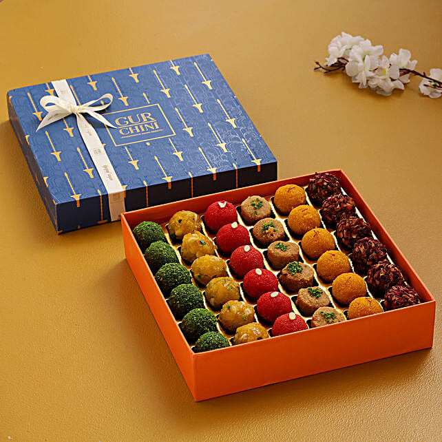 Buy/Send Iconic Sweets In Royal Blue Gift Box- 36 Pcs Online- FNP