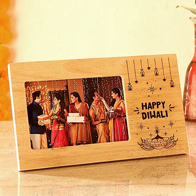 Buy/Send Happy Diwali Personalised Photo Frame Online- FNP