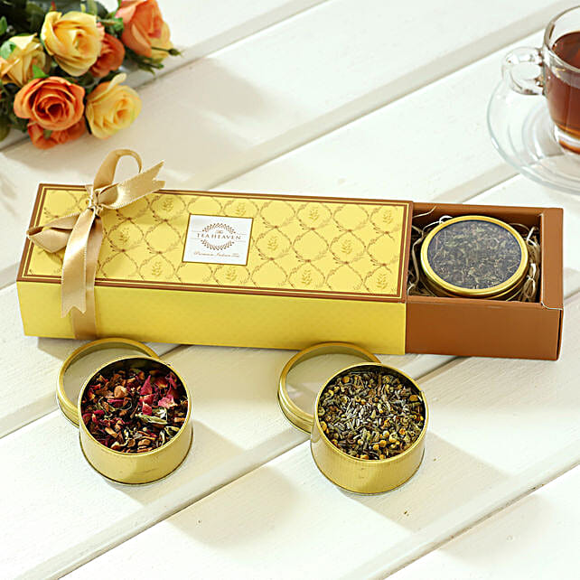Buy/Send Tea Heaven Assorted Tea Gift Set of 3 Online- FNP