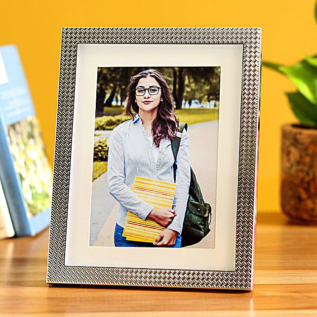 Buy/Send Personalised Designer Double Border Photo Frame Online- FNP