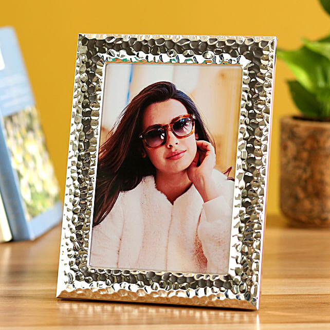 Buy/Send Personalised Golden Glow Photo Frame- Medium Online- FNP