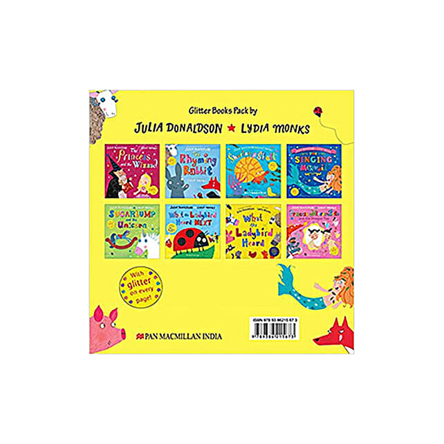 Buy/Send Julia Donaldson And Lydia Monks X 8 Glitter Books Pack Online- FNP