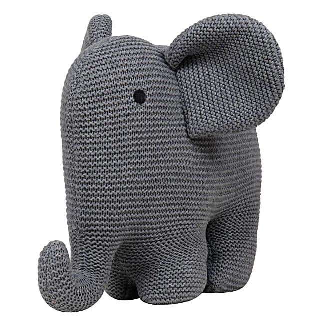 Buy/Send Grey Elephant Soft Toy Online- FNP