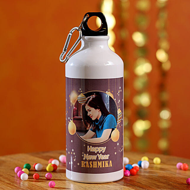 Buy/Send Happy New Year Personalised Bottle Online- FNP