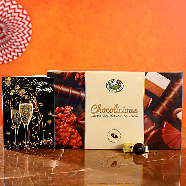 Buy/Send Season Wishes With Choco Swiss Chocolate Pack Online- FNP