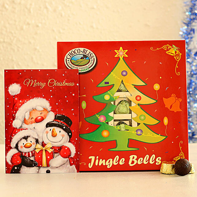 Buy/Send Xmas Wishes With Choco Swiss Jingle Bells Pack Online- FNP