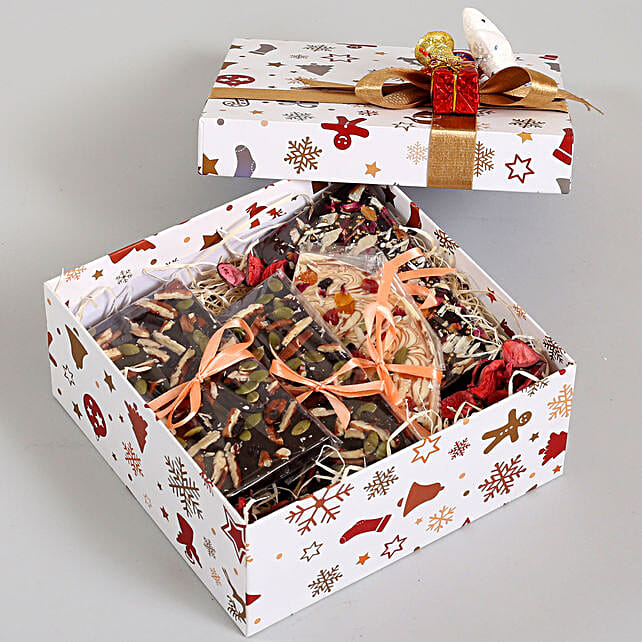 Buy/Send Assorted Chocolate Bark Box Online- FNP