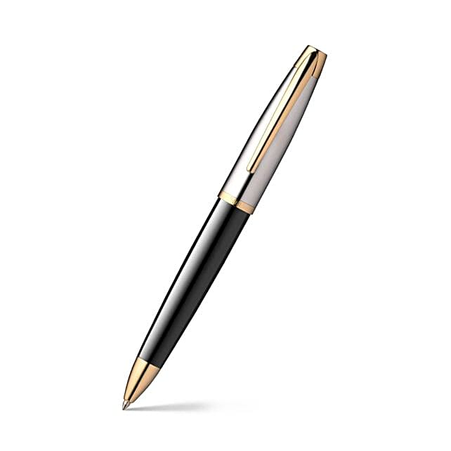 Buy/Send Pennline Carina Ballpoint Pen Gloss Black With Gold Trims ...
