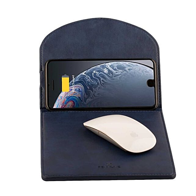 Buy/Send Pennline Deskmo Wireless Charger With Dock & Mousepad - Blue ...