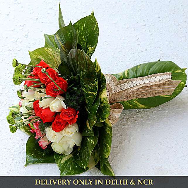 Buy/Send Roses & Daisy Bunch Online- FNP