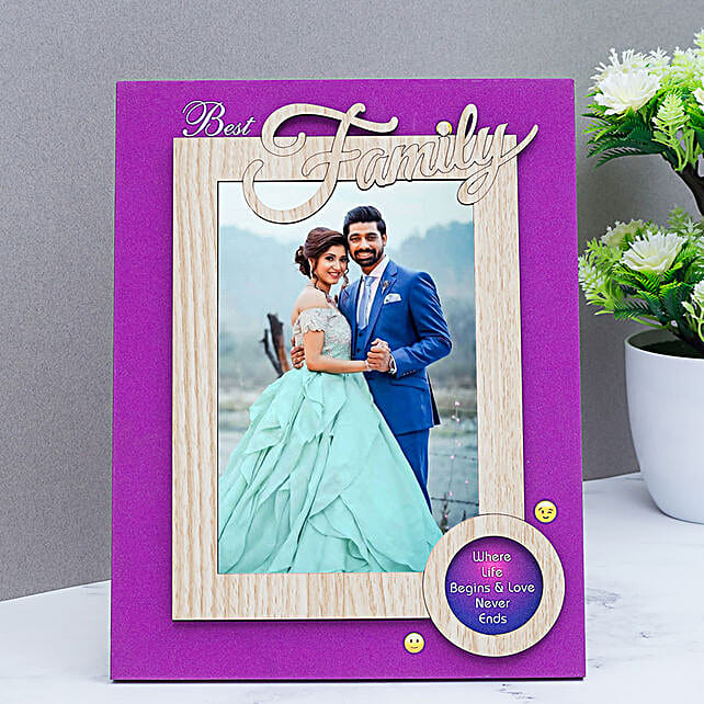 Buy/Send Wooden Famliy Table-Top photo Frame Online- FNP