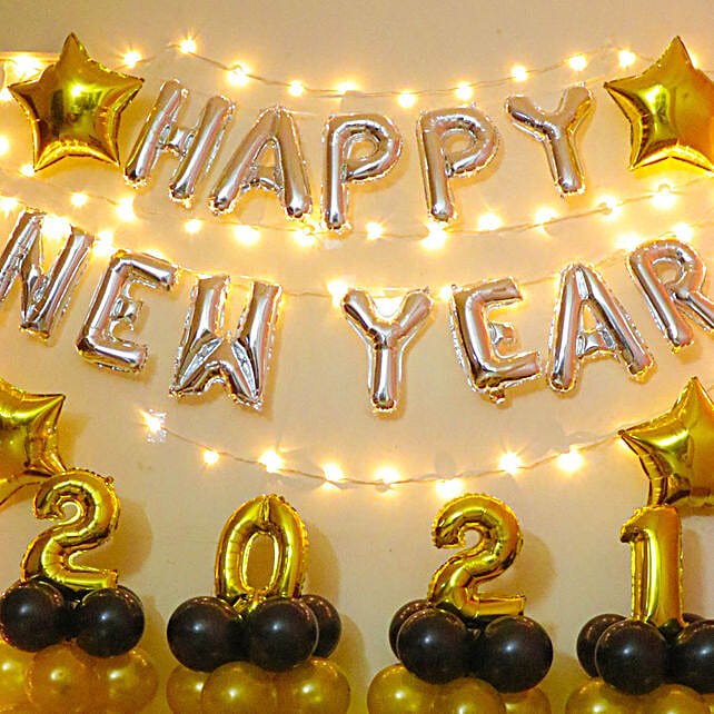 Buy/Send New Year Balloon Decor Online- Ferns N Petals