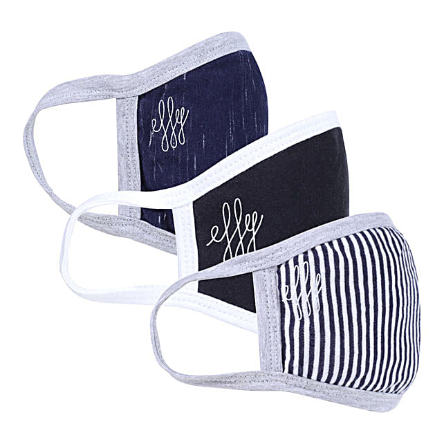 Buy/Send Personalised Set of 3 Assorted Masks Online- FNP