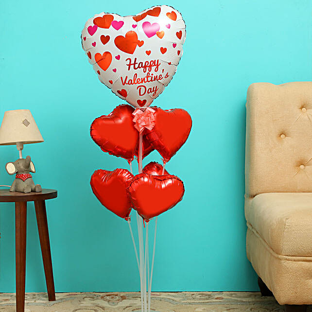 Buy/Send Valentines Balloon Bouquet Online- FNP