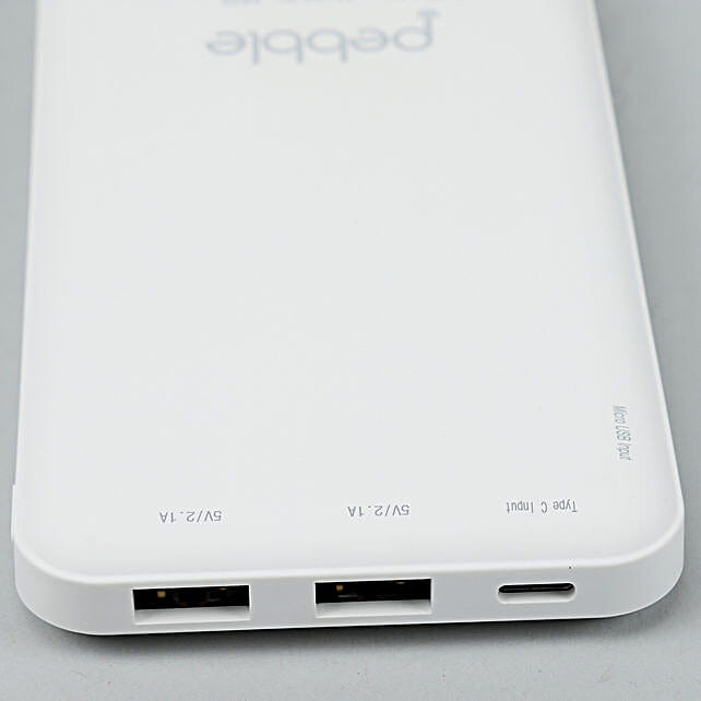 Buy/Send Personalised Pebble Portable Volt Power Bank- 10000 MAH Online ...