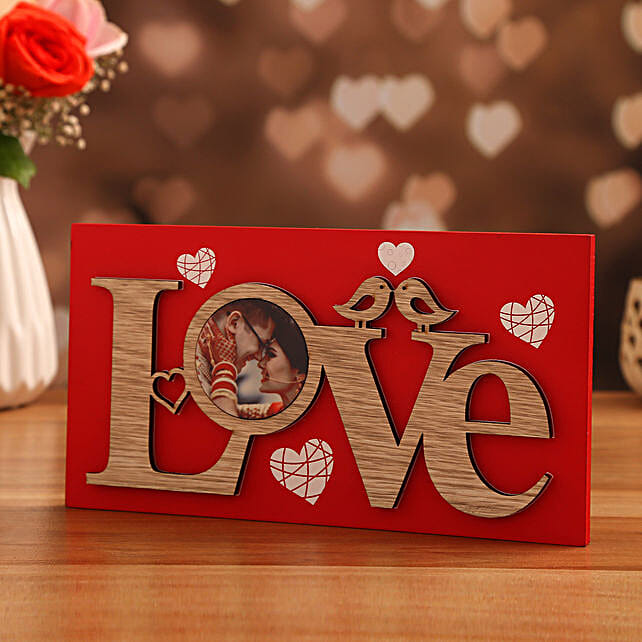 Buy/Send Personalised Special Love Birds Frame Online- FNP