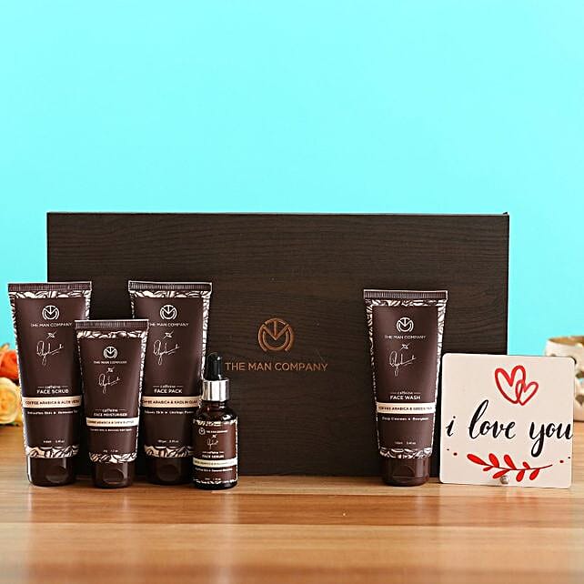 Buy/Send The Man Company Caffeine Gang Kit & Love You Table Top Online- FNP