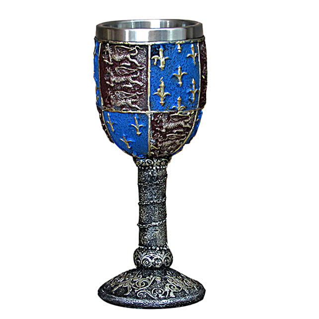 Buy/Send Medieval Coats of Arms Goblet Cup Online- FNP