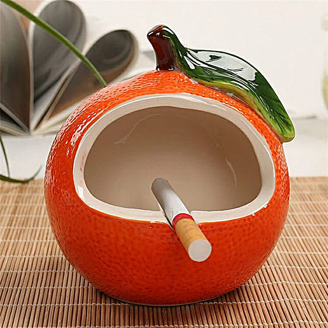 Buy/Send Orange Shaped Ashtray Online- FNP