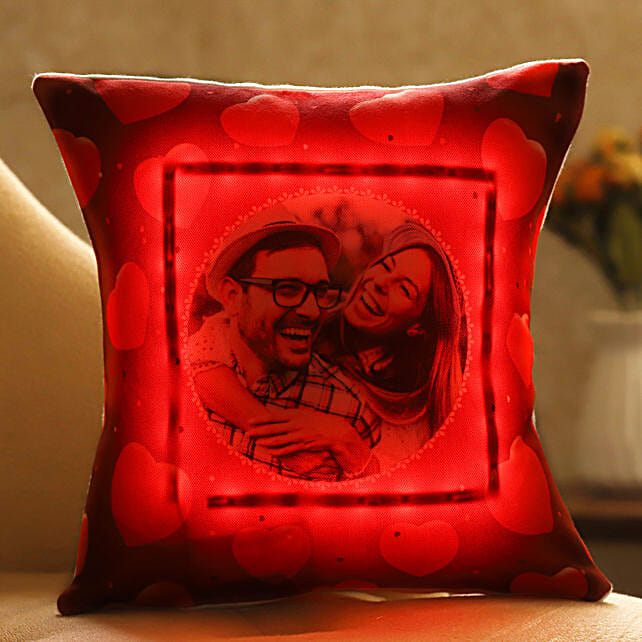 Buy/Send Show Love Personalised LED Cushion Online- FNP