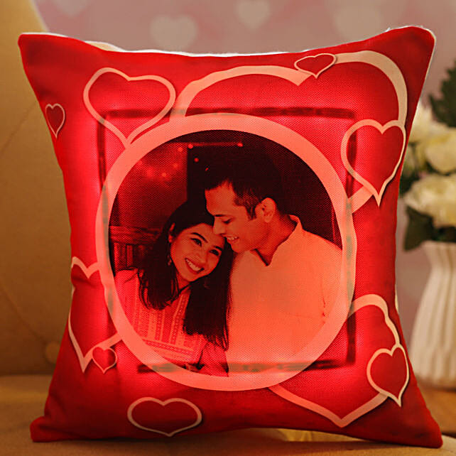 Buy/Send Personalised In-love LED Cushion Online- FNP