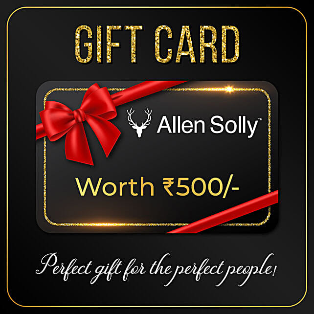Buy/Send Allen Solly Gift Card- 500 Rs Online- FNP
