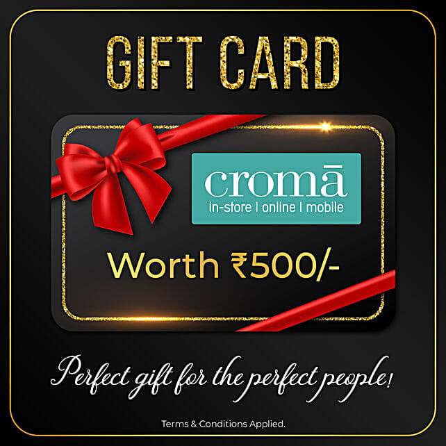 Buy/Send Croma Gift Card- 500 Rs Online- FNP