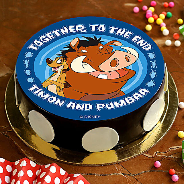 Buy/Send Timon & Pumbaa Photo Cake Online- FNP