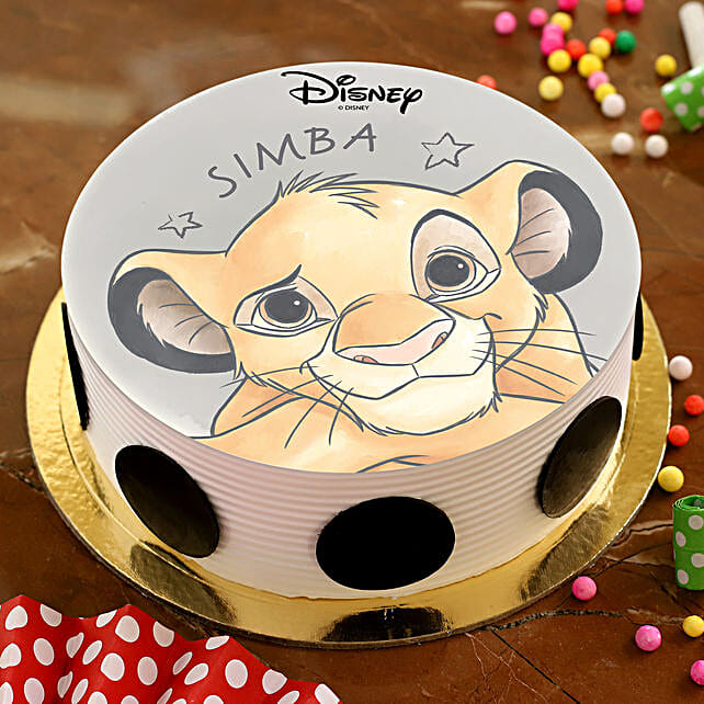 Buy/Send Dreamy Simba Pineapple Photo Cake Online- FNP