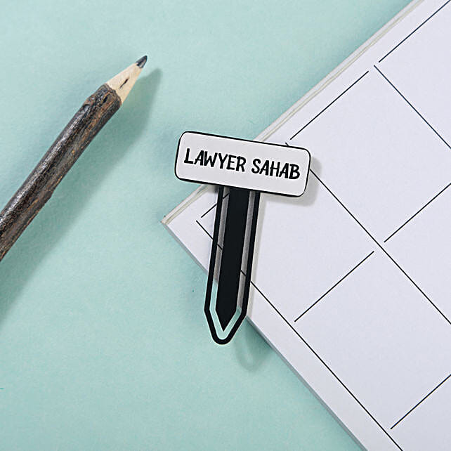 Buy/Send Lawyer Metallic Bookmark Online- FNP