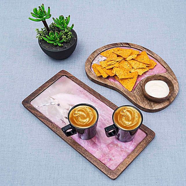 Buy/Send Beautiful Wooden Serving Tray with Bowl Online- FNP