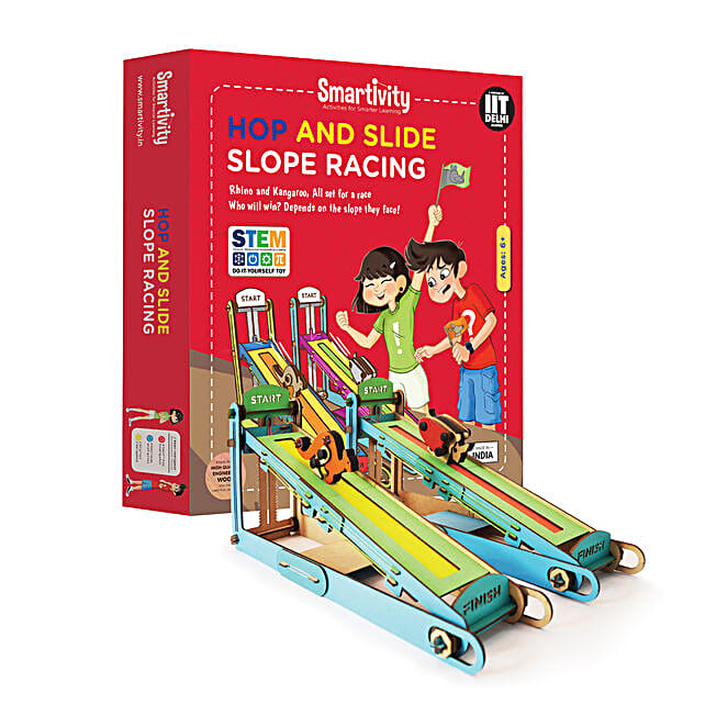 Buy/Send Smartivity Hop & Slide Slope Racing Game Kit Online- FNP