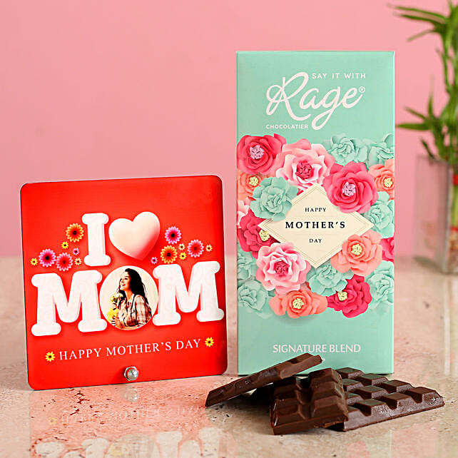Buy/Send Personalised Love Mom Table Top Chocolate Online- FNP