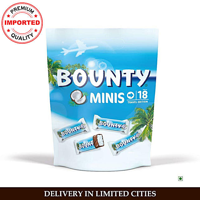 Buy/Send Bounty Minis Chocolate Pouch Online- FNP