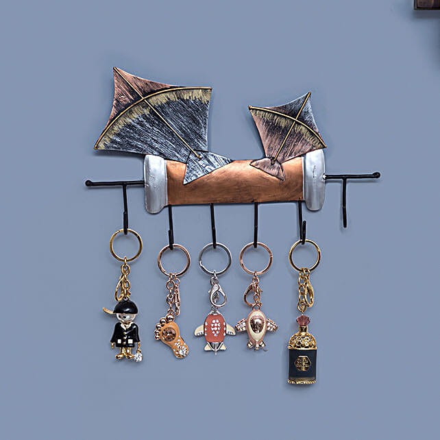 Buy/Send Iron kite Style Wall Hanging Key Holder Online- FNP