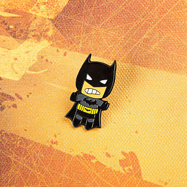 Buy/Send Batman Themed Multicoloured Metal Lapel Pin Online- FNP
