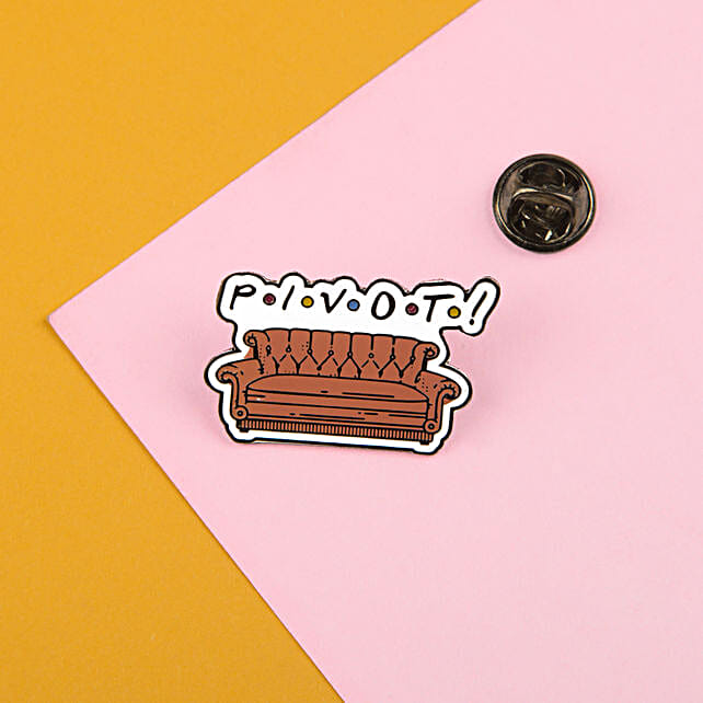 Buy/Send Friends Pivot Multicoloured Metal Lapel Pin Online- FNP