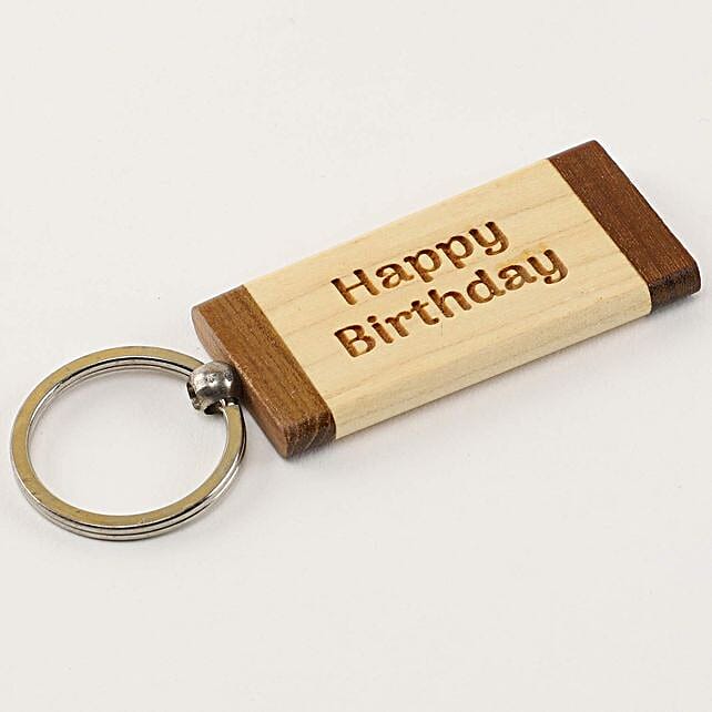 Buy/Send happy birthday engraved key chain Online- FNP