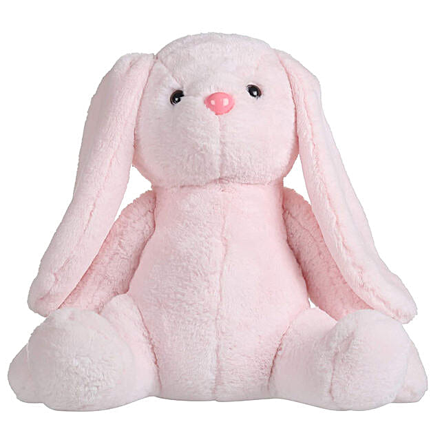 Buy/Send Mirada Polyester Pink Cute & Cuddly Bunny Soft Toy Online- FNP