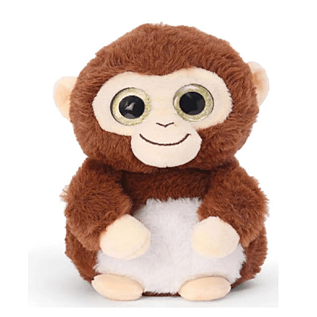 Buy/Send Wild Republic Brown Sparkle Zoo Monkey Soft Toy Online- FNP