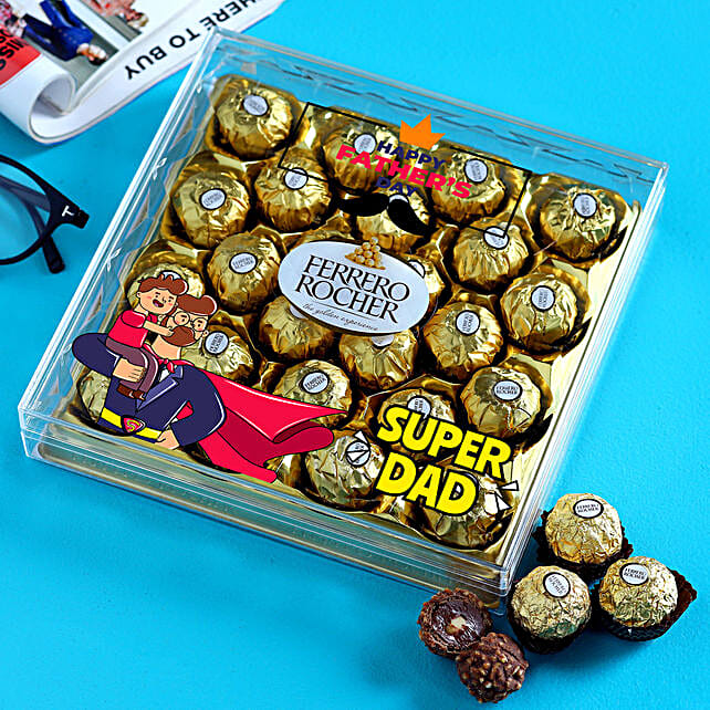 Buy/Send Happy Father's Day Ferrero Rocher Box- 24 Pcs Online- FNP