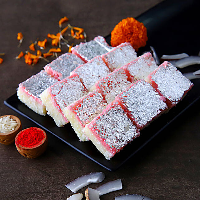 Buy/Send Pink Coconut Burfi Delights Online- FNP