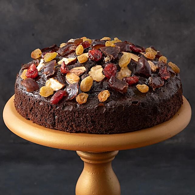 Buy/Send Decadent Choco Chip Cake Half Kg Online- FNP