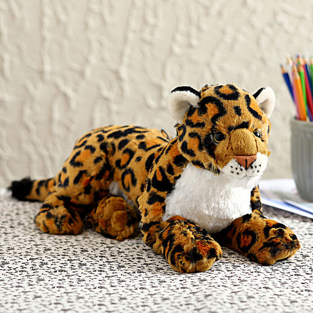 Buy/Send Wild Republic Plush Leopard Soft Toy Online- FNP
